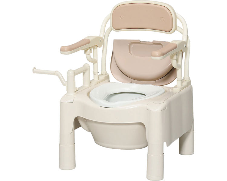 安寿 ポータブルトイレFX-CP はねあげ 標準タイプ / 534-500 1 台 – カイゴロウ