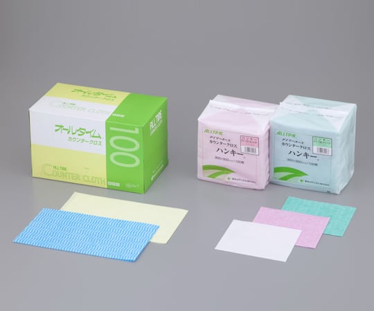 All Time (R) Counter Cloth Regular Green 1 box (100 sheets) FT-102 1 b ...
