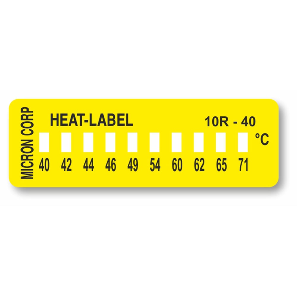 Heat label (irreversible) 10 points display 1 box (10 pieces) 10R-40 1 ...