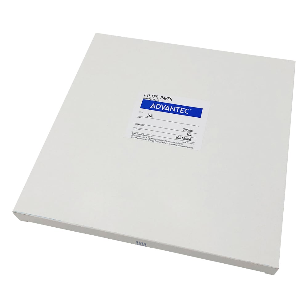 Quantitative filter paper No.5A 100 sheets 01511285 1 box (100 sheets ...