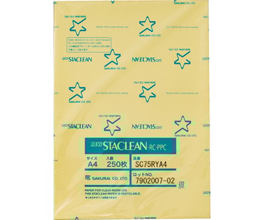 Dust-free paper New Staclean 1 box (250 sheets x 10 books) SC75RY A4Y ...