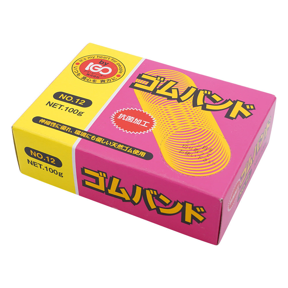 IGO Rubber Bands #12 100g Candy 1 box (1100 pieces) No.12 100g 1 box ...
