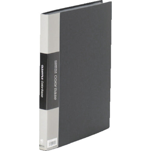 KING JIM Clear File Color Base W A4 Vertical Black 40 Pockets 132CW-BK ...