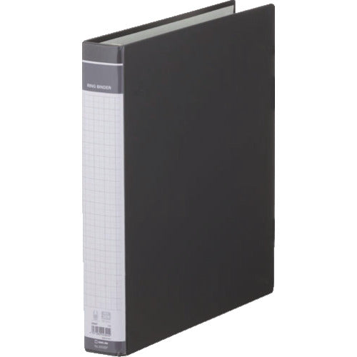 KING JIM Ring Binder BF A4 Vertical Black Inner Diameter 32mm 300 Shee ...