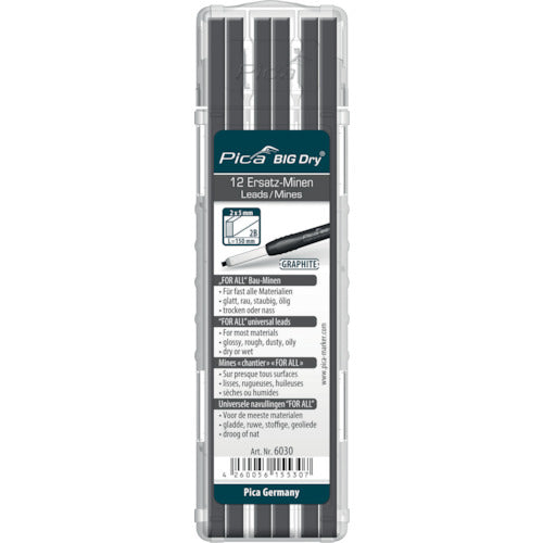 Pika Marker Architectural Mechanical Pencil "BIG Dry" Replacement Lead ...