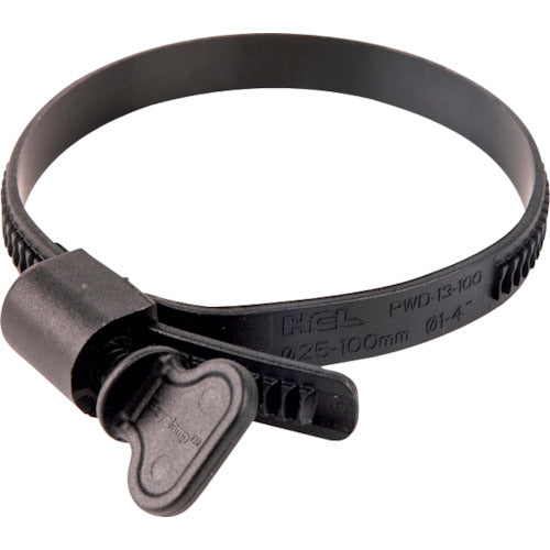 HCL Plastic Hose Band Ezyclamp Hand Tightening Type Tightening Diamete ...