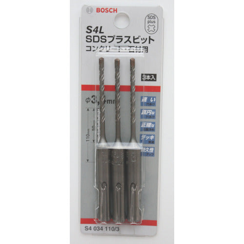 Bosch SDS Plus Bit S4 4.3mm 3-pack S4043110/3 1 S – カイゴロウ
