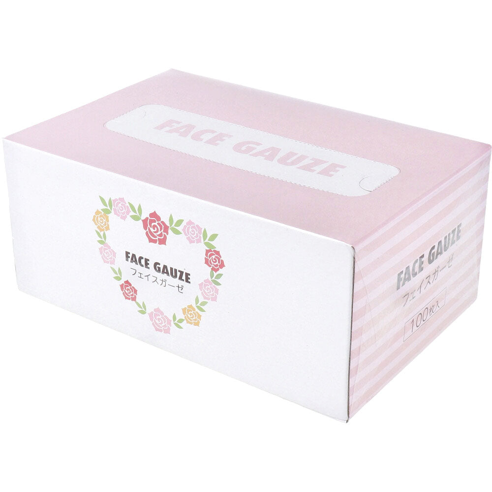 [For commercial use] Non-woven face gauze, 100 sheets, 1 unit – カイゴロウ