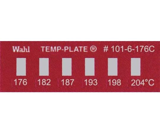 Temp Plate 29mm x 10mm 6-point display 10 pieces 101-6-176 1 case (10 ...
