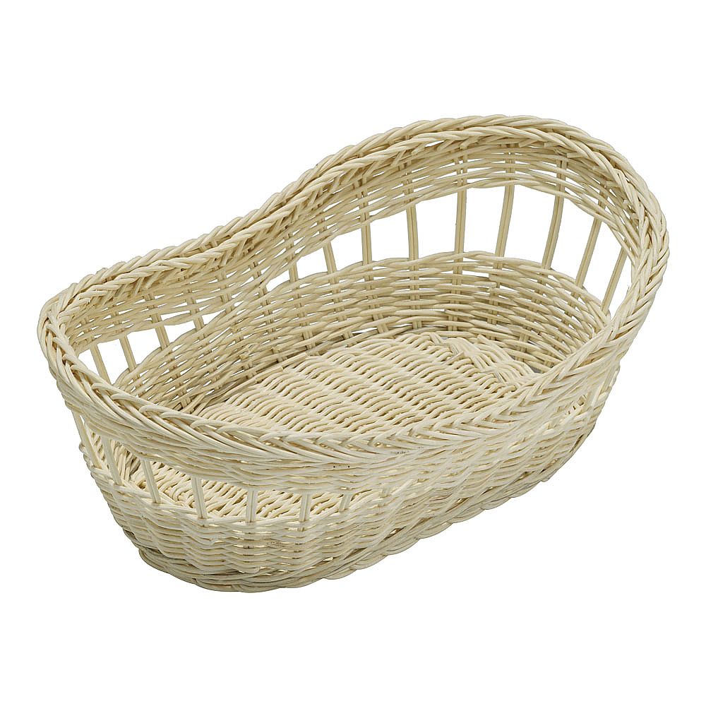 1 large wicker boat-shaped bread basket – カイゴロウ