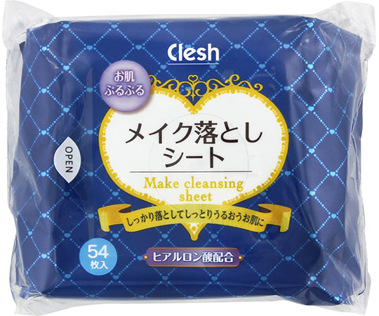 Clesh メイク落としシート ヒアルロン酸 54枚入 1個(54枚入) – カイゴロウ